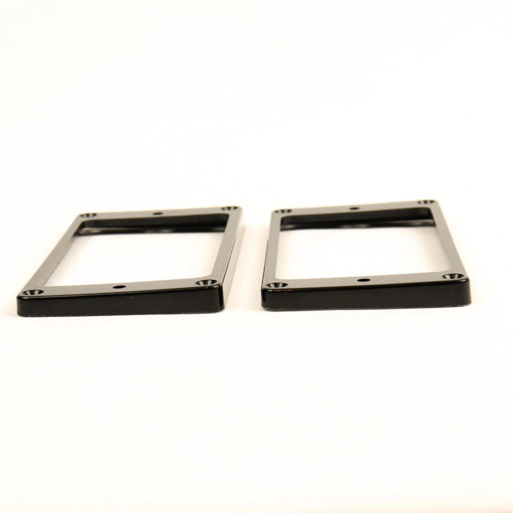 PRS Humbucker Pickup Rings (2), Slant, Black - Bay Tunes Guitars