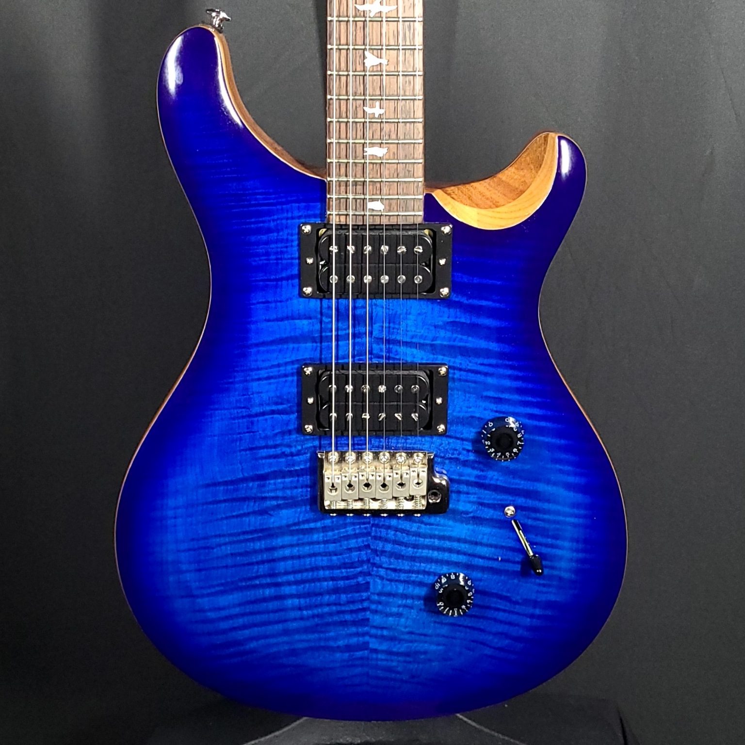 PRS SE Custom 24 Faded Blue Burst 2021 - Bay Tunes Guitars