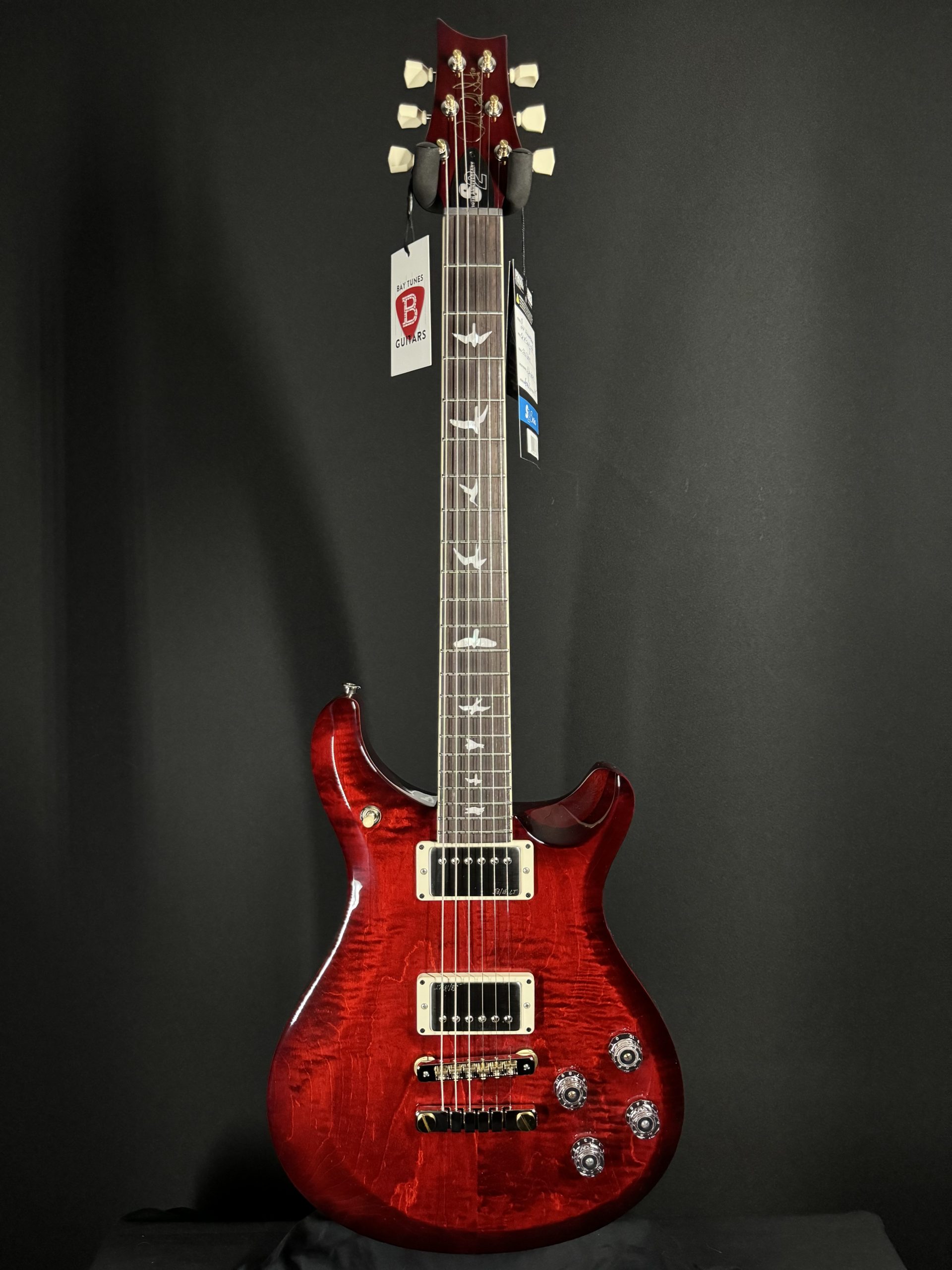 PRS S2 10th Anniversary McCarty 594 Fire Red Burst #014 - Bay Tunes Guitars