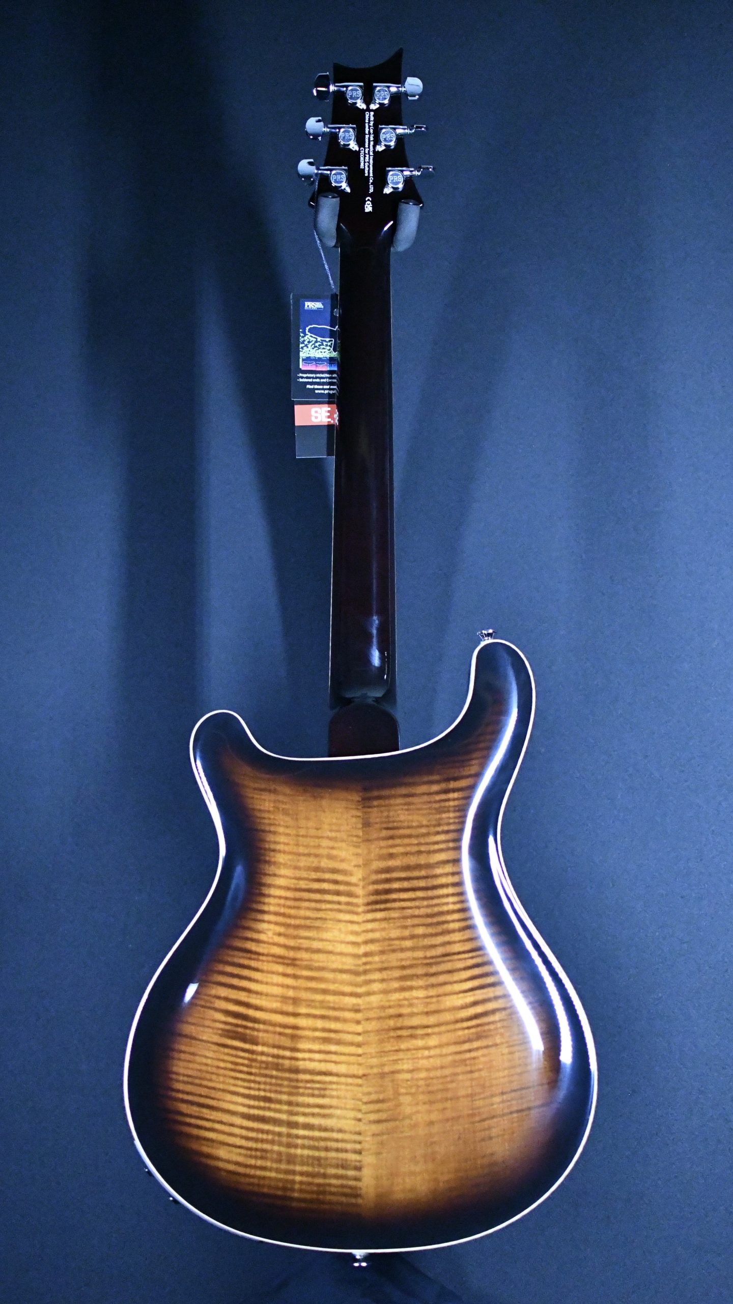 PRS SE Hollowbody II Piezo Black Gold Sunburst #902 - Bay Tunes Guitars