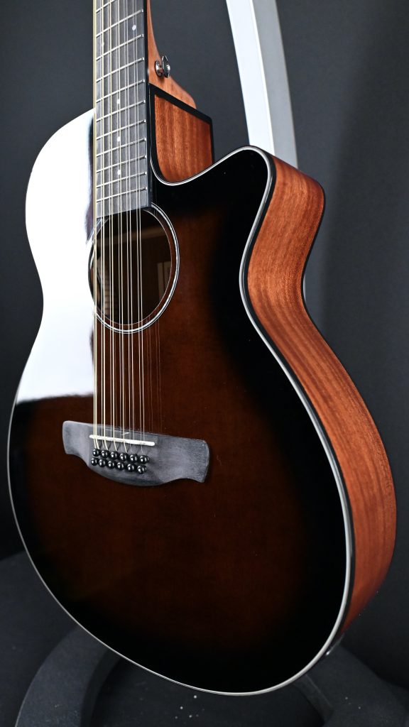 Ibanez AEG5012-DVH Dark Violin Sunburst 12-String Acoustic #387 - Bay ...