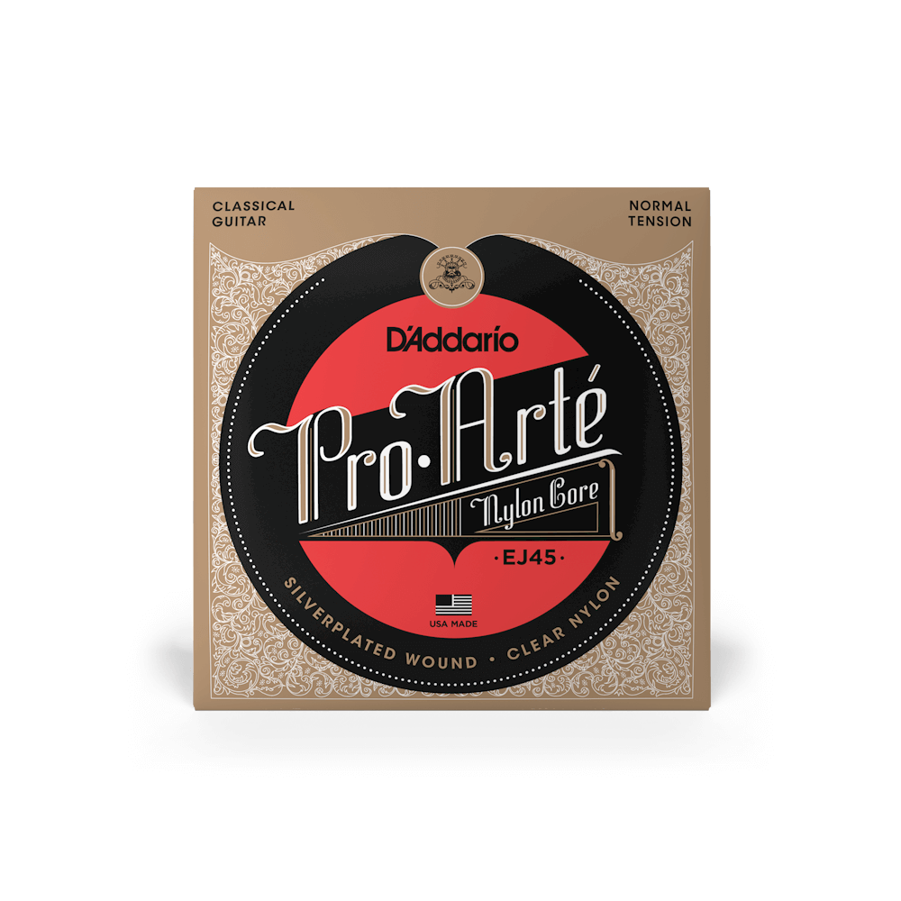 D’addario EJ45 Normal Tension Nylon Classical Guitar Strings - Bay ...