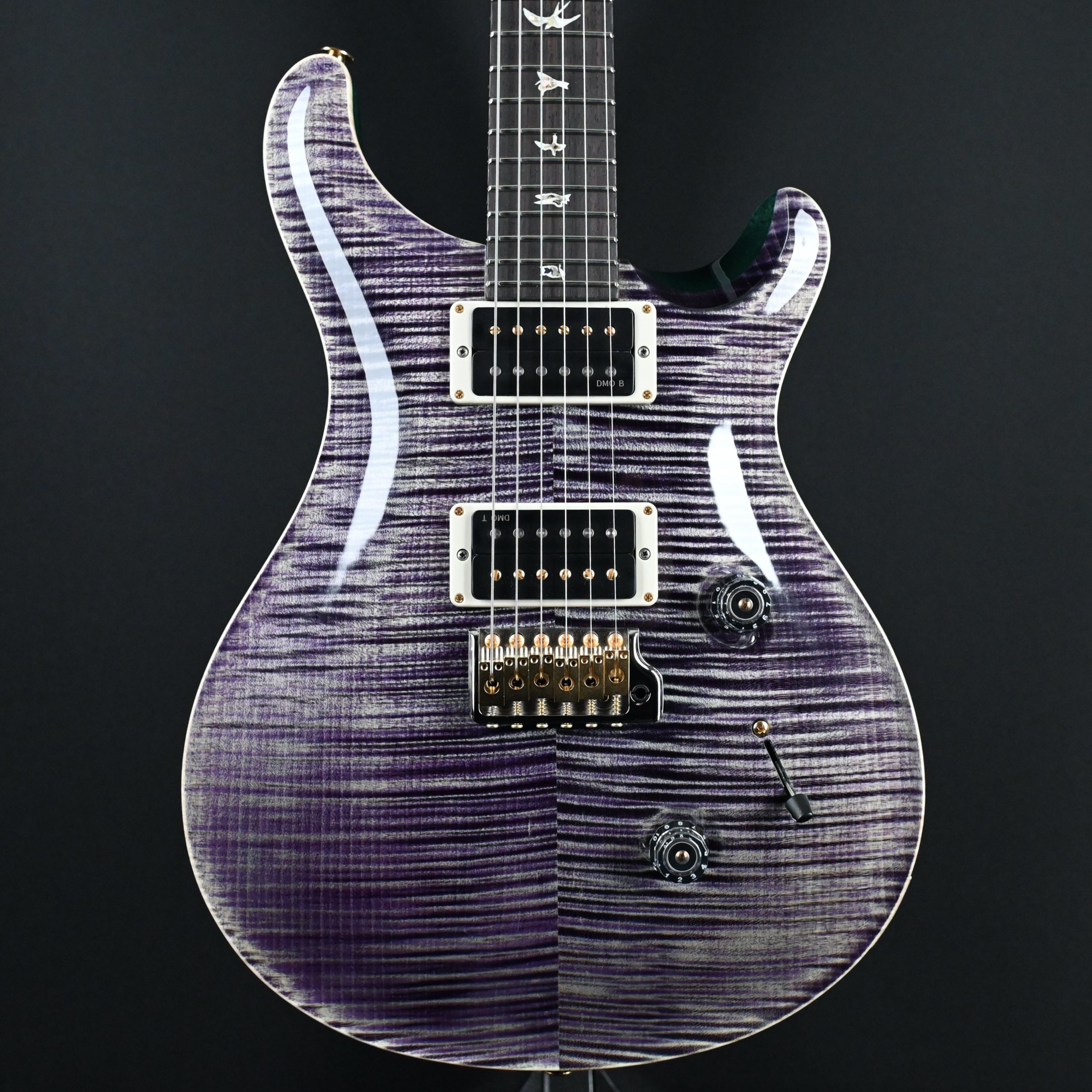 PRS Custom 24 10-Top Aurora Borealis w/ Green Back #504 - Bay Tunes Guitars