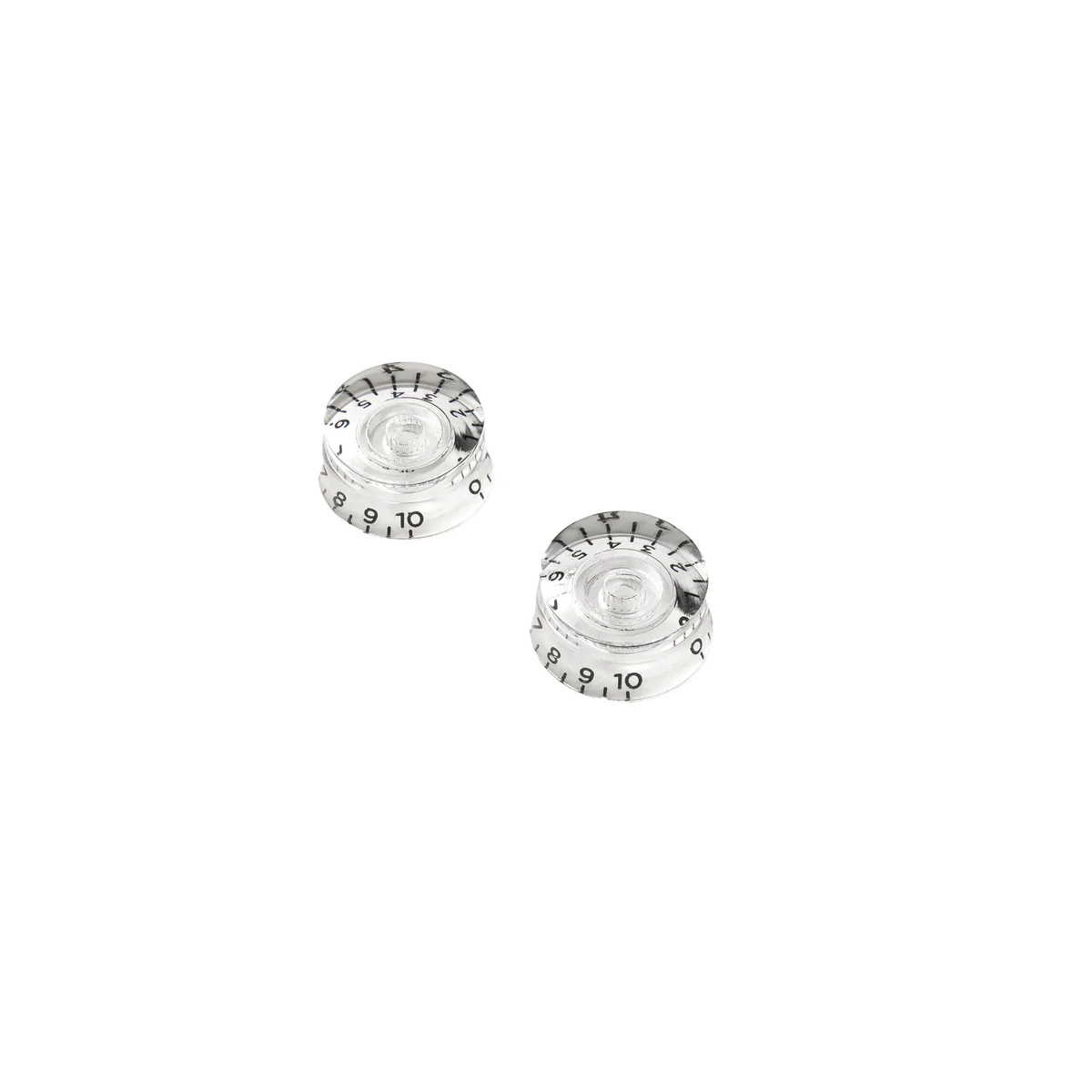 PRS Speed Knobs Set of Two, Clear - Metric Shaft - Bay Tunes Guitars